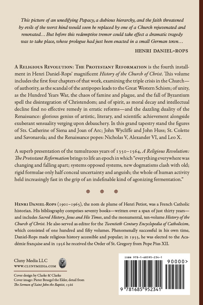 A Religious Revolution: The Protestant Reformation, Volume 1 (Daniel-R ...