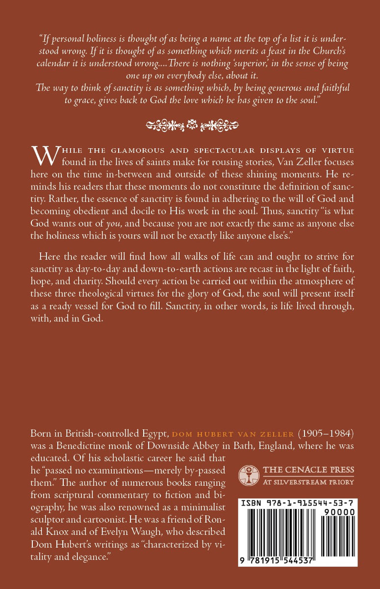 Sanctity In Other Words (Zeller) – The Cenacle Press at Silverstream Priory