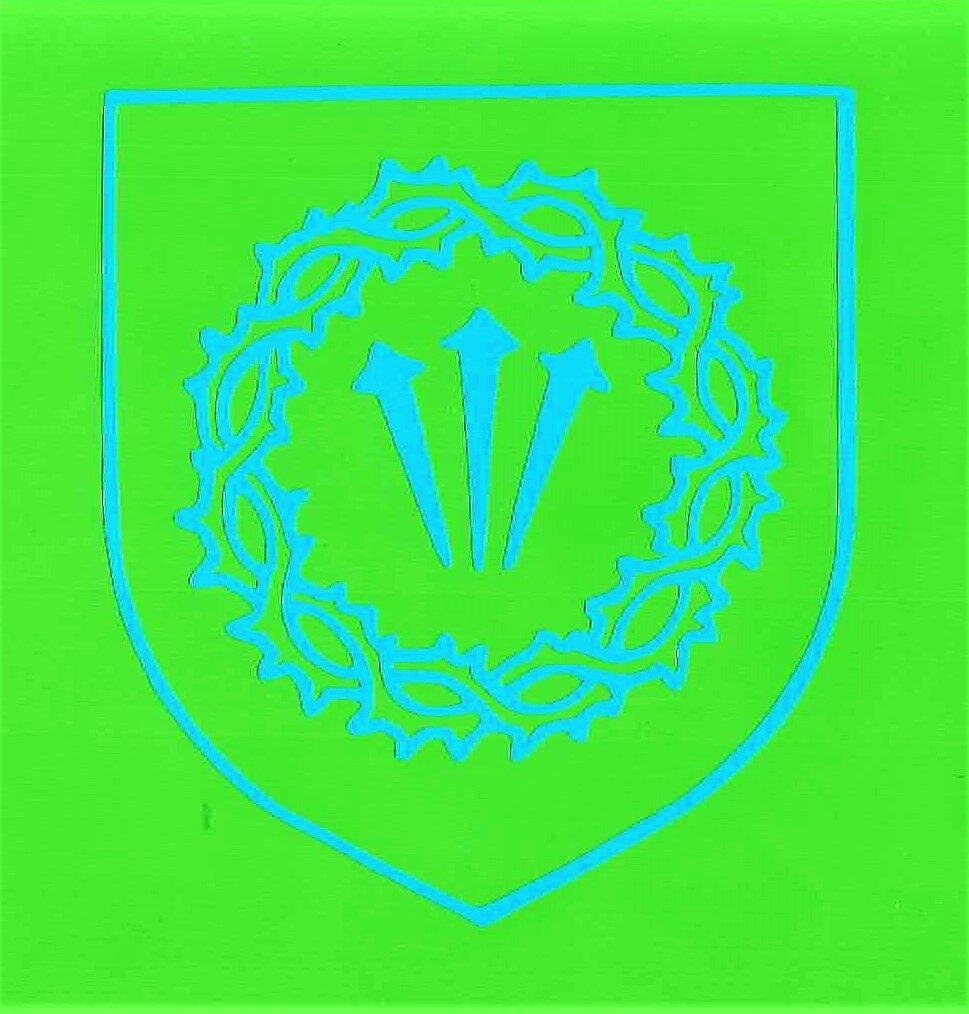 Crown and Nails Medieval Shield Decal (Sticker) – The Cenacle Press at ...