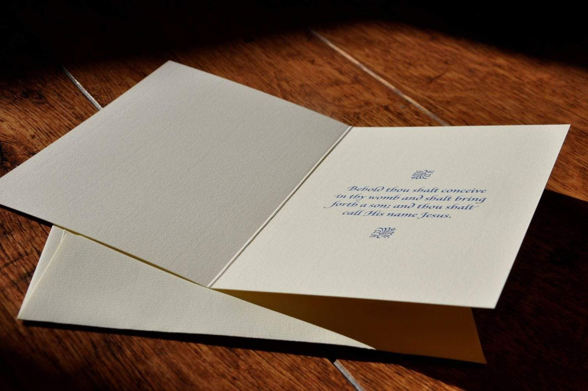 Illuminated Annunciation Christmas Card – The Cenacle Press at ...