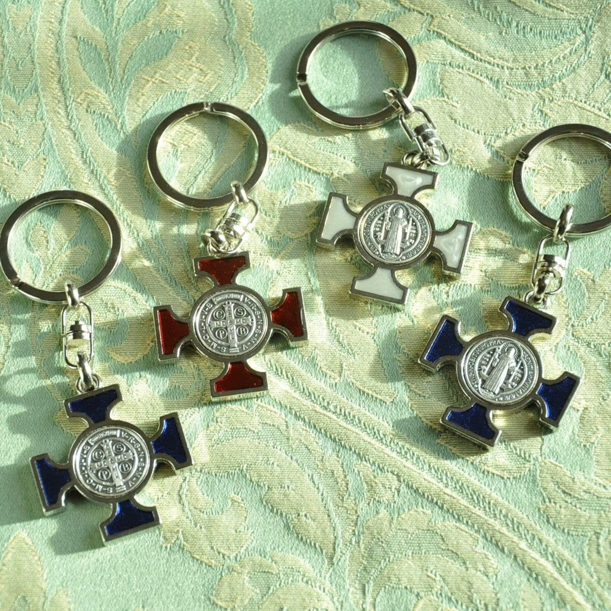 St Benedict Medal Cross Keychains – The Cenacle Press at Silverstream ...